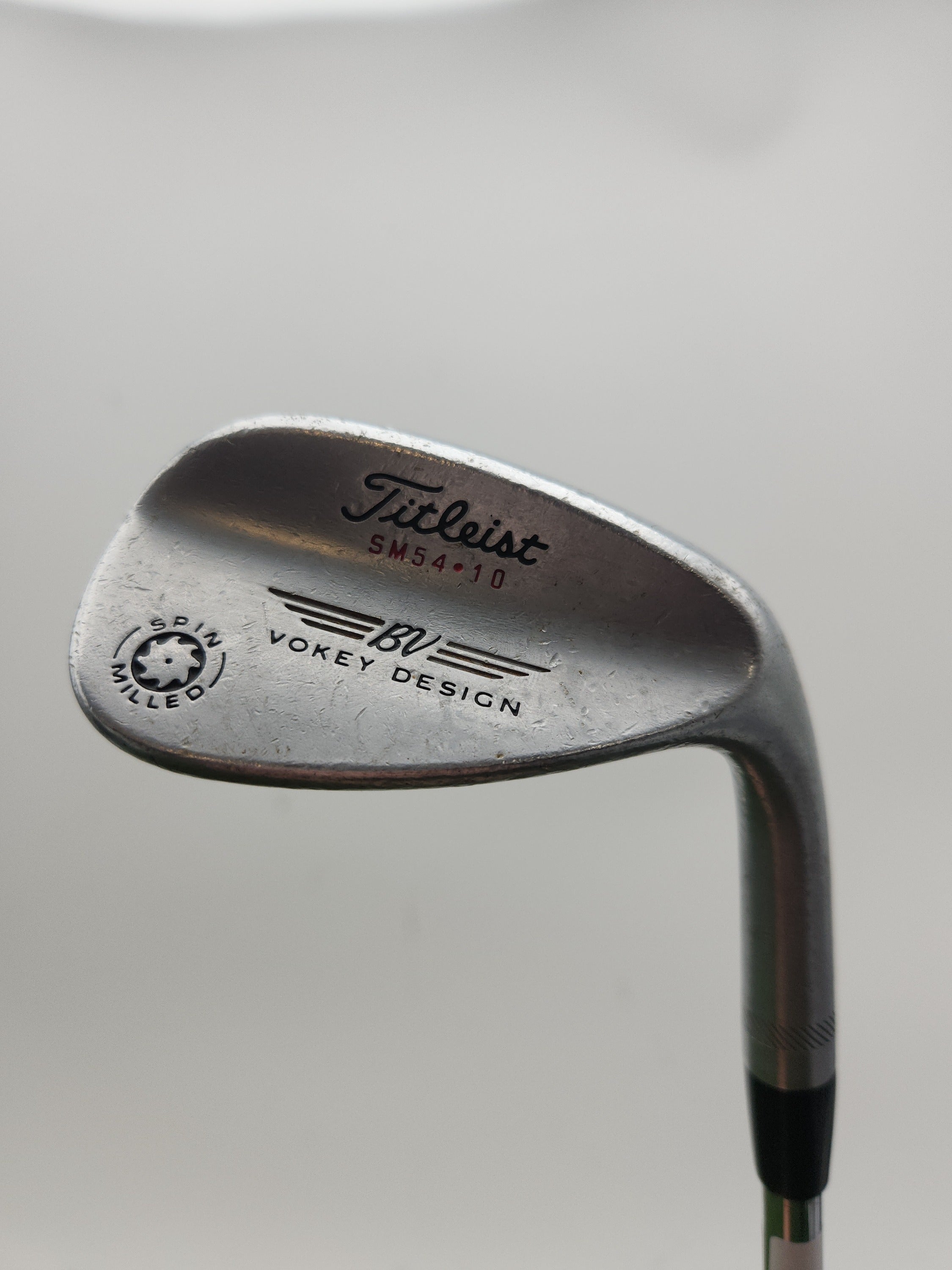2009 TITLEIST VOKEY SPIN MILLED CHROME WEDGE 54*/10 STIFF FCM PRECISIO ...